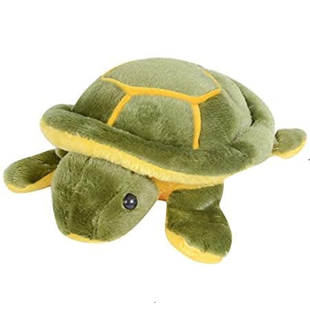 Buy Plush Turtle Stuffed Animal Soft Toy – Cute Green and Yellow Sea ...