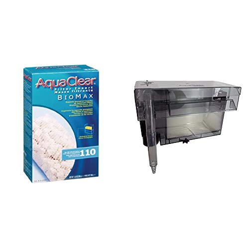 AquaClear 110 Power Filter and BioMax Insert Bundle, 60 to 110 Gallon ...
