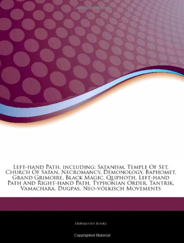 Amazon | Articles on Left-Hand Path, Including: Satanism, Temple of Set ...