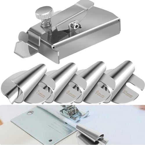 Amazon.com: 1+5 Pcs 2024 New Universal Sewing Rolled Hemmer Foot Singer ...