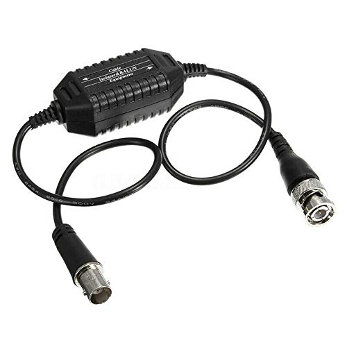 Coaxial Video Ground Loop Isolator Balun BNC Male to Female for CCTV ...
