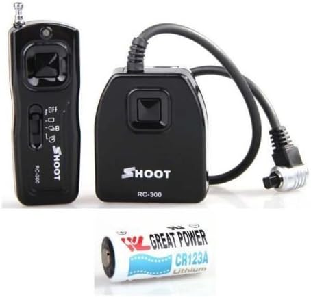 Amazon.com : RC-300 Wireless Remote + RS-80N3 Shutter Release Cable for ...