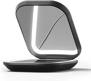 Amazon.com: Fancii Rechargeable Compact Makeup Mirror with Light ...