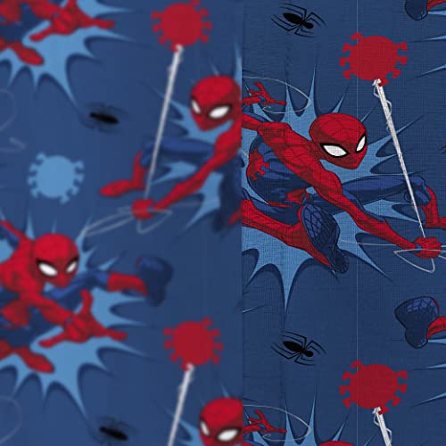 Marvel Spiderman Spidey Daze 137cm x 168cm Eyelet Window Curtains – 2 ...