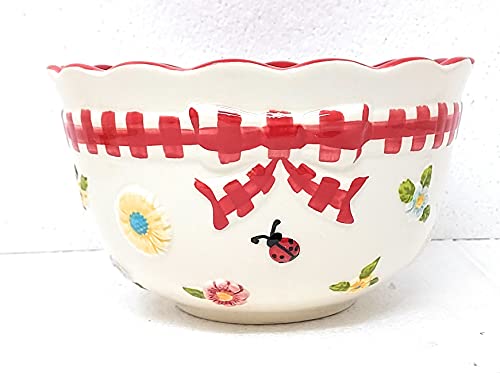 Temp-tations Ovenware Temp-tations Gingham Garden Various Pieces ...
