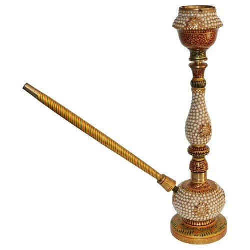 MERCHANT CRAFTS WOODEN HUKKA WHITE : Amazon.in: Home & Kitchen