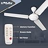 Buy Bajaj Frore Turbo 1200 MM BLDC Ceiling Fan For Home | Remote ...
