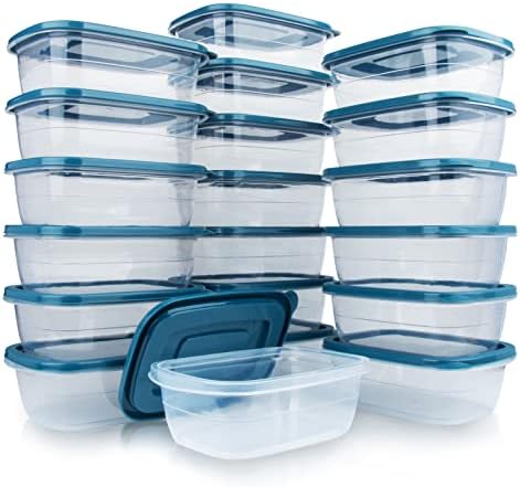 Amazon.com: PEDECO 5PCS Rectangle Plastic Portion Box Sets with Lids ...