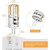 DiCUNO G4 3W Bi-pin LED Bulb, 30W T3 Halogen Bulb Equivalent, AC/DC 12V, Warm White 3000K, 250lm ...