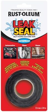 Rust-Oleum Leakseal Self-Fusing Silicone Tape Matte Black 3m ...