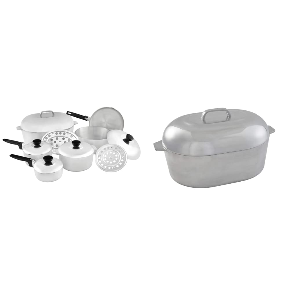 Amazon.com: IMUSA USA 13-Piece Cast Aluminum Cajun Cookware Set with 18 ...