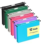 Amazon.com : NORDUN Plastic Legal Size Hanging File Folders,Heavy Duty ...