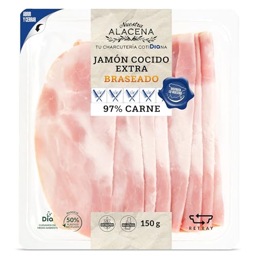 Jamón cocido extra sándwich Hacendado lonchas | Mercadona