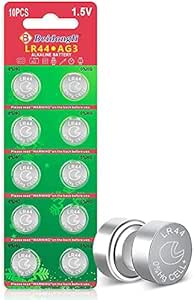 AG13 LR44 Pile Bouton Alcaline 1.5V, Lot de 10 (357/357A/L1154/A76 ...