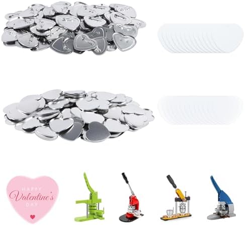 Amazon.com: Happizza Button Maker Machine, Heart-Shaped (3rd Gen ...