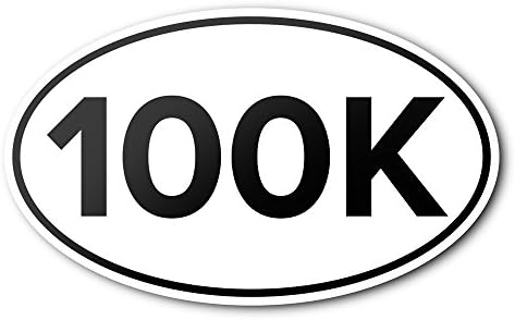 Amazon.com - Meister 100K Ultra Anti-UV Vinyl Oval Car Bumper Sticker ...