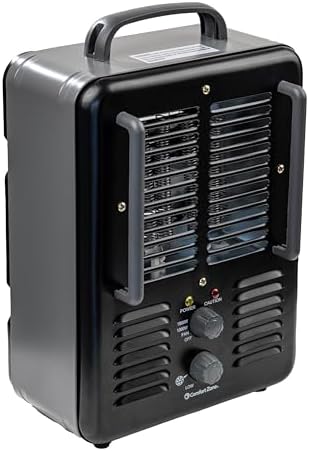 Comfort Zone Metal 5120 BTU Deluxe Milkhouse Utility Heater with Steel ...