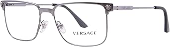 Amazon.com: Eyeglasses Versace VE 1276 1262 Brushed Gunmetal 55/17/145 ...