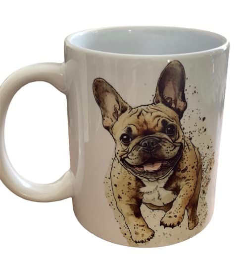Amazon.com: French Bulldog Coffee Mug 11 oz Creamic Frenchie Mom Coffee ...