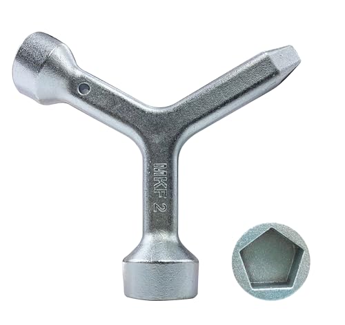 Snapklik.com : MKF2 Meter Curb Box Key Triangle Curb Box Wrench ...