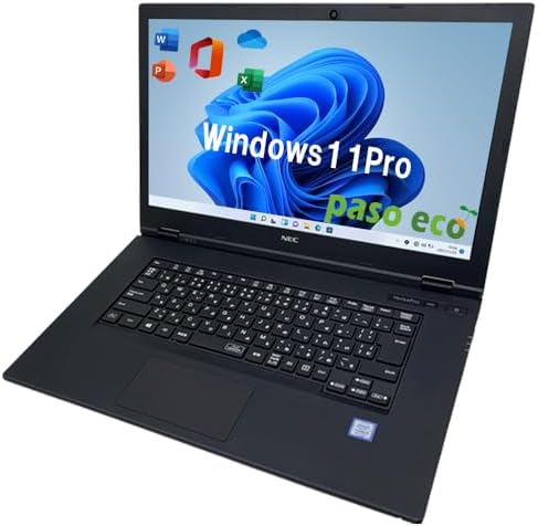 Amazon.co.jp: NEC VK23 Laptop Laptop 6th Generation CPU/15.6 Type/Win11Pro/MS Office 2019/Webcam ...