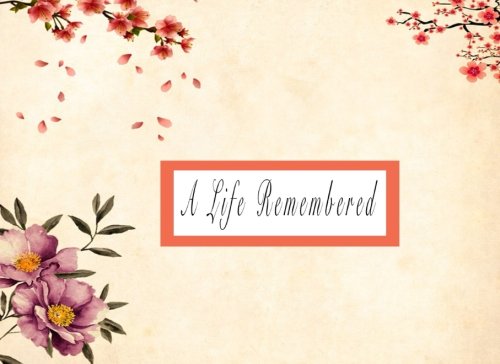 A Life Remembered: Funeral Guest Book, Sign In Book For Funeral, Guest ...