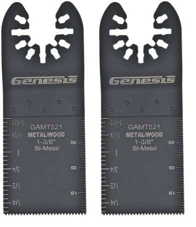 Amazon.com: Genesis GAMT521 Universal Quick-Fit 1 3/8" Bi-Metal Flush Oscillating Multi-Tool ...