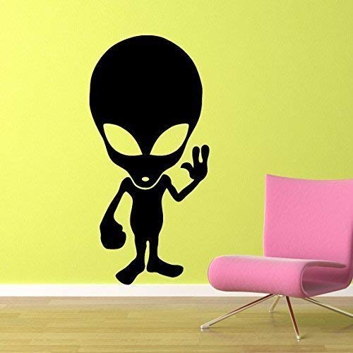 Amazon.com: Alien Wall Decal - Sci-fi Sticker - Extraterrestrial Decor ...