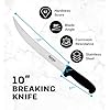 Amazon.com: Butcher Wizard Stainless Steel Breaking Knife 10" - Chef ...