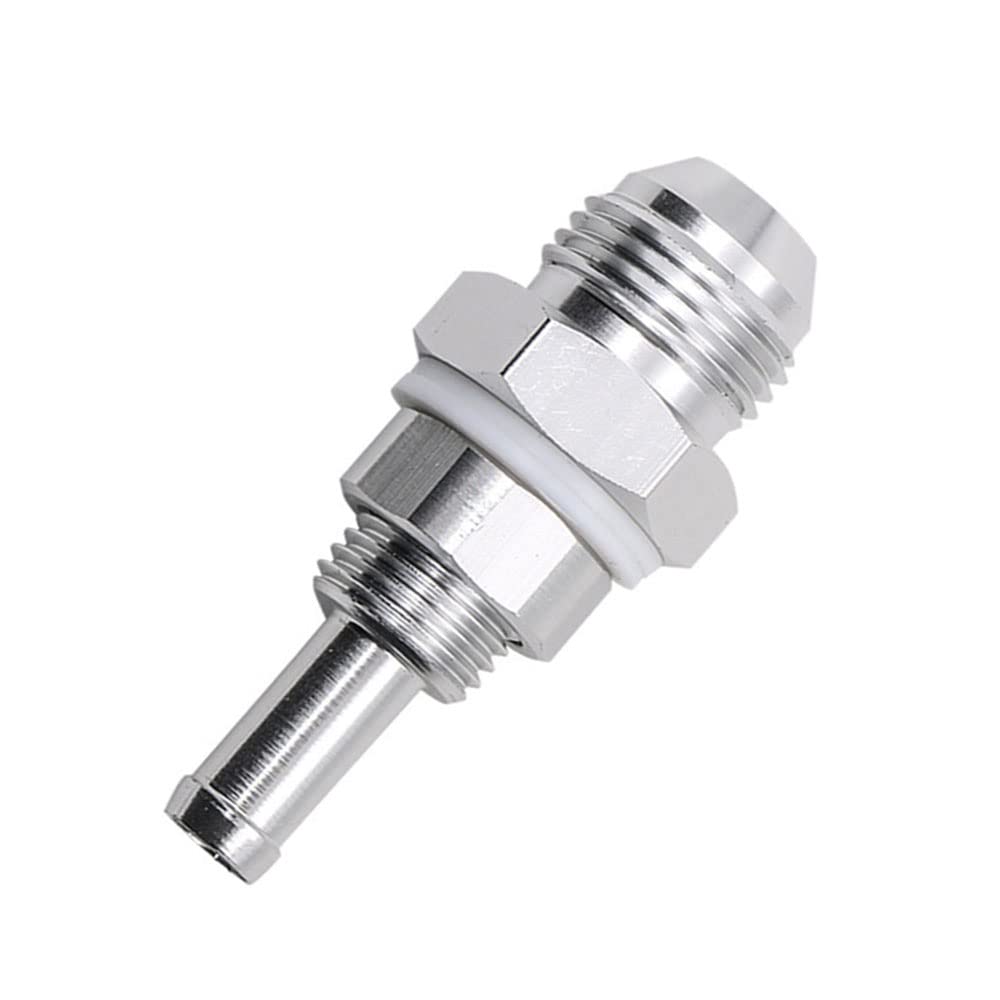 Snapklik.com : 8AN Straight To 5/16inch Hose Barb Double Fuel Pump Tank ...