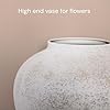Amazon.com: White Rustic Large Round Vase for Table Centerpieces 11 ...