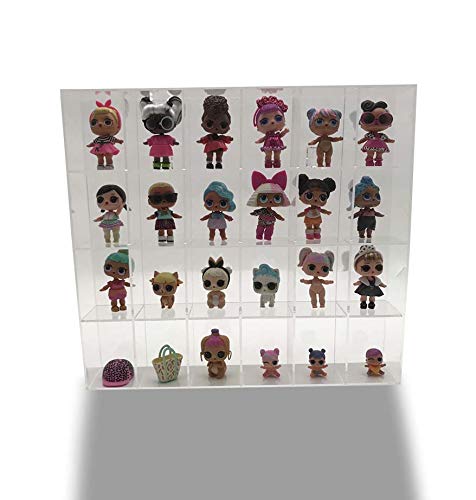 Acrylic Mega Store Wall Mountable Lol Dolls Display Box 24 | Desertcart ...