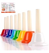 Amazon.com: Handbells, Hand Bells Set 8 Note Musical Bells with ...