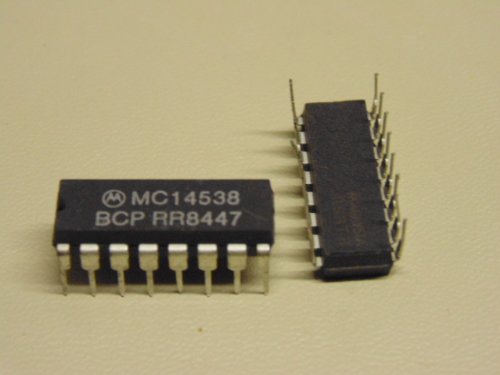 Motorola MC14538BCP Ic Chip: Communication Integrated Circuits: Amazon ...