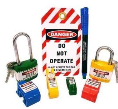 Loto Industrial Safety Electrical Lockout Kit : Amazon.in: Industrial ...