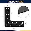 Amazon.com: 10x10 L Post Bracket 2PCS, L Flat Mending Plate for Wood ...