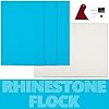 Amazon.com : Rhinestone Flock Sticky Template Material for Hotfix ...