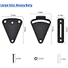 Amazon.com: Homode Barn Door Lock, Large Size Sliding Door Tear Drop ...