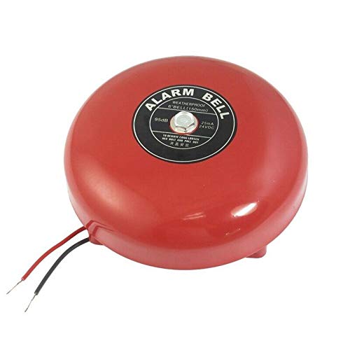 ELECTROPRIME 3X(DC 24V 25mA 95db 150mm 6" Diameter Metal Electric Round ...