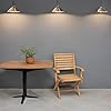 Amazon.com: TeakCraft Teak Folding Arm Chair - Single Arm Chair- Fully ...