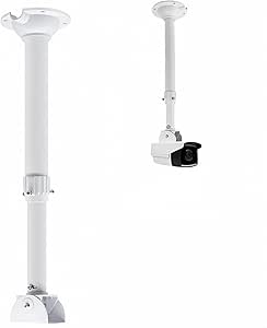 Amazon.com : V-Fiabilidad Security Camera Mounting Bracket Extender Pole I-Type,30-60cm ...
