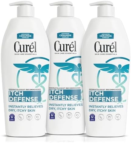 Amazon.com: Curel Itch Defense Calming Body Lotion, Moisturizer for Dry ...