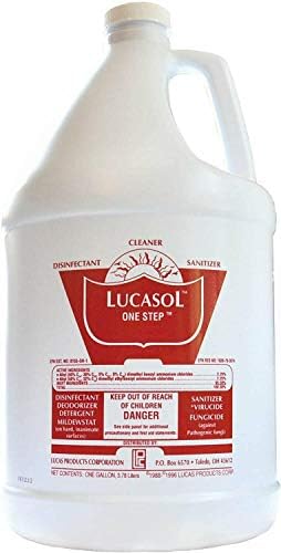Amazon.com: Lucasol One Step Hospital Grade Disinfectant – Gallon ...