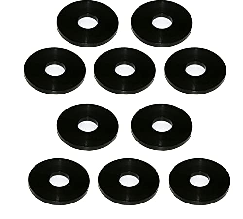 M6 X 18mm Nylon Black Penny Washers Fender Repair Washer Mudguard DIN ...