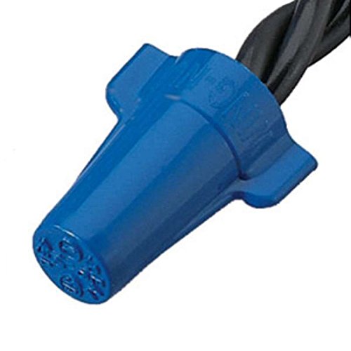 Wing-Nut Wire Connector 600V 14-6 AWG 25 Per Box, Blue: Amazon.com ...