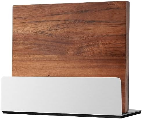 Amazon.com: EDGE LINE Acacia Wood Magnetic Knife Holder And Cutting ...