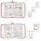 Amazon.com: SUBGIU Jewelry Organizer Book Storage Travel Transparent ...