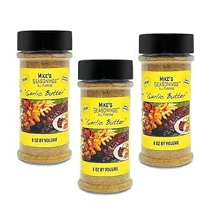 Amazon.com : Mike's Garlic Butter Seasoning (3 pack) : Grocery ...