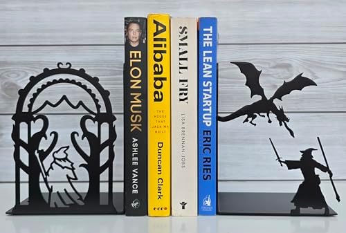 Amazon.com: HeavenlyKraft Decorative bookends for Shelves, Heavy Metal ...
