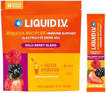 Amazon.com: Liquid I.V.® Hydration Multiplier® - Acai Berry - Hydration ...